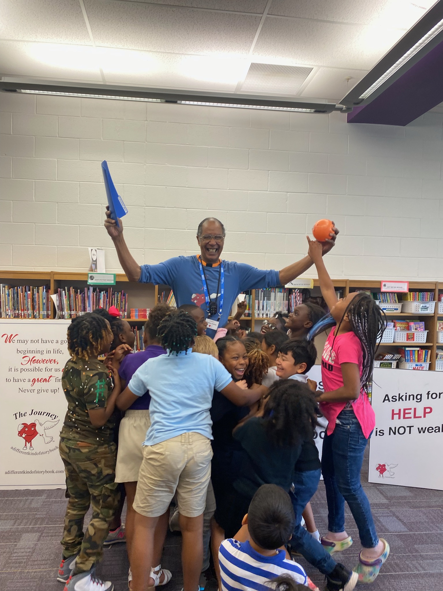 A Big Kid Playing with Little Kids May 30, 2023 - The Journey